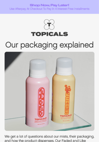 Topicals - Personal Care Ecommerce Marketing Strategy