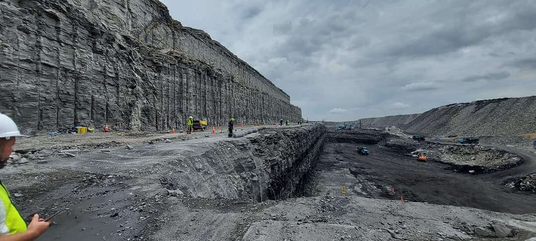 Expanding to opencast mining - Block