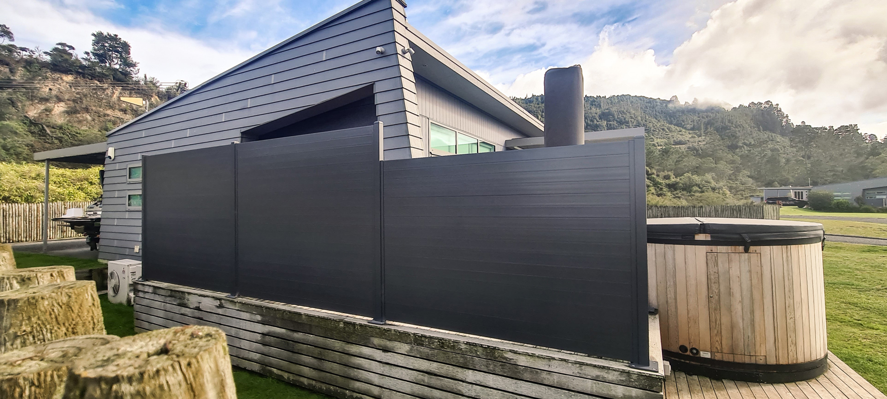 Horizontal Solid Slats