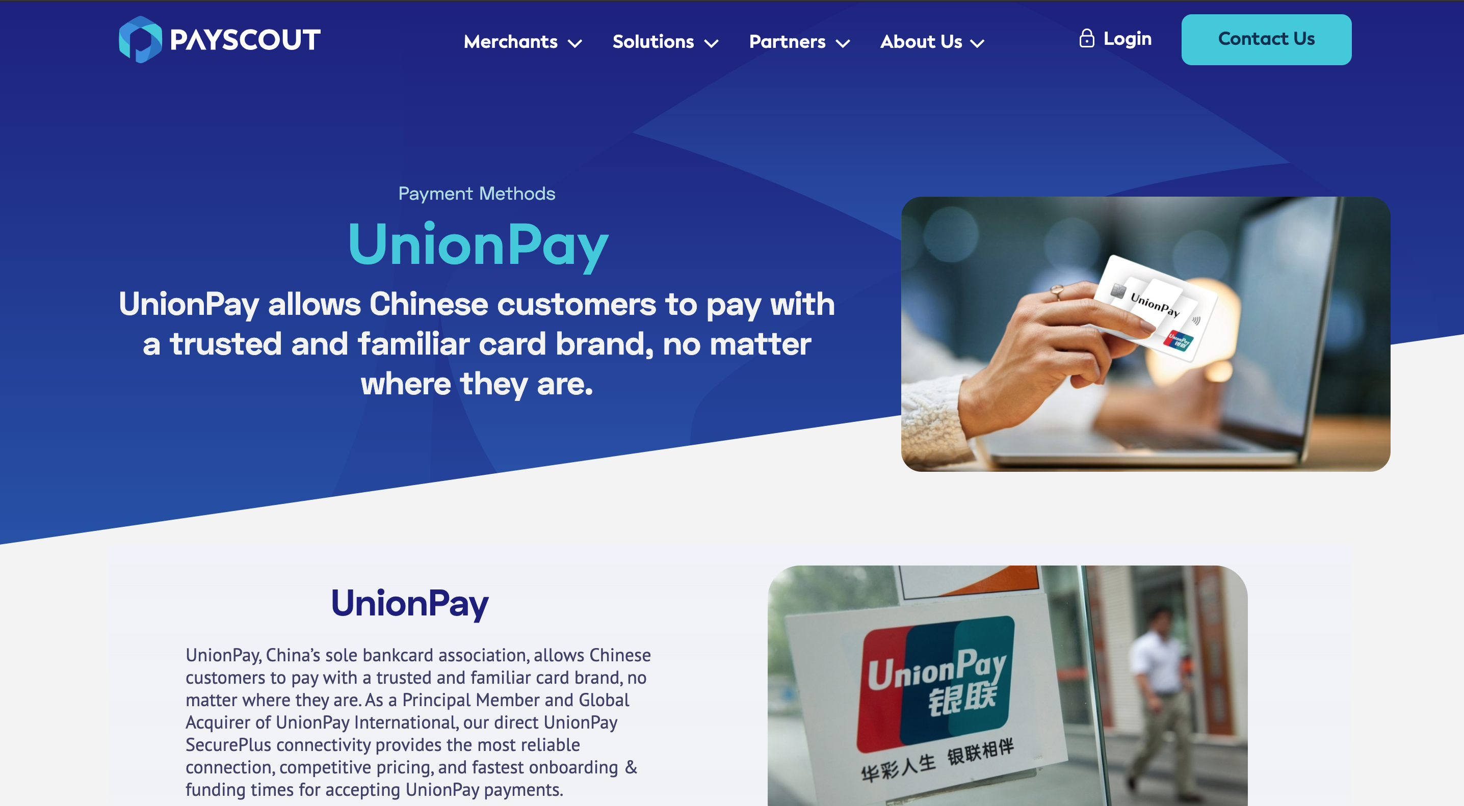 Payscout - Start Processing Payments With UnionPay