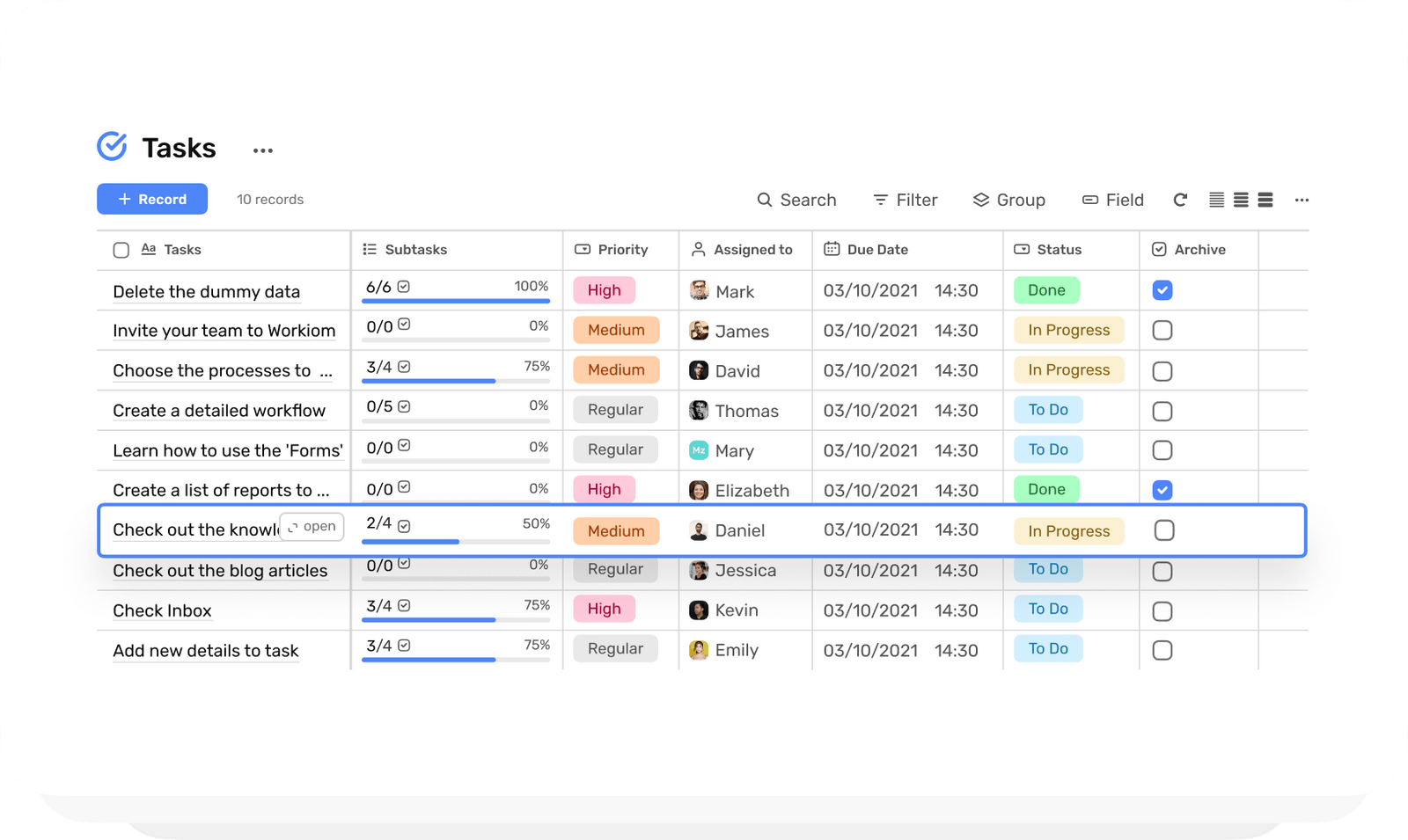 Workiom Helps You Create Efficient Workflows