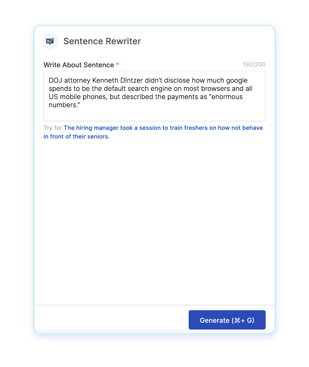Free Paraphrasing Tool | Scalenut