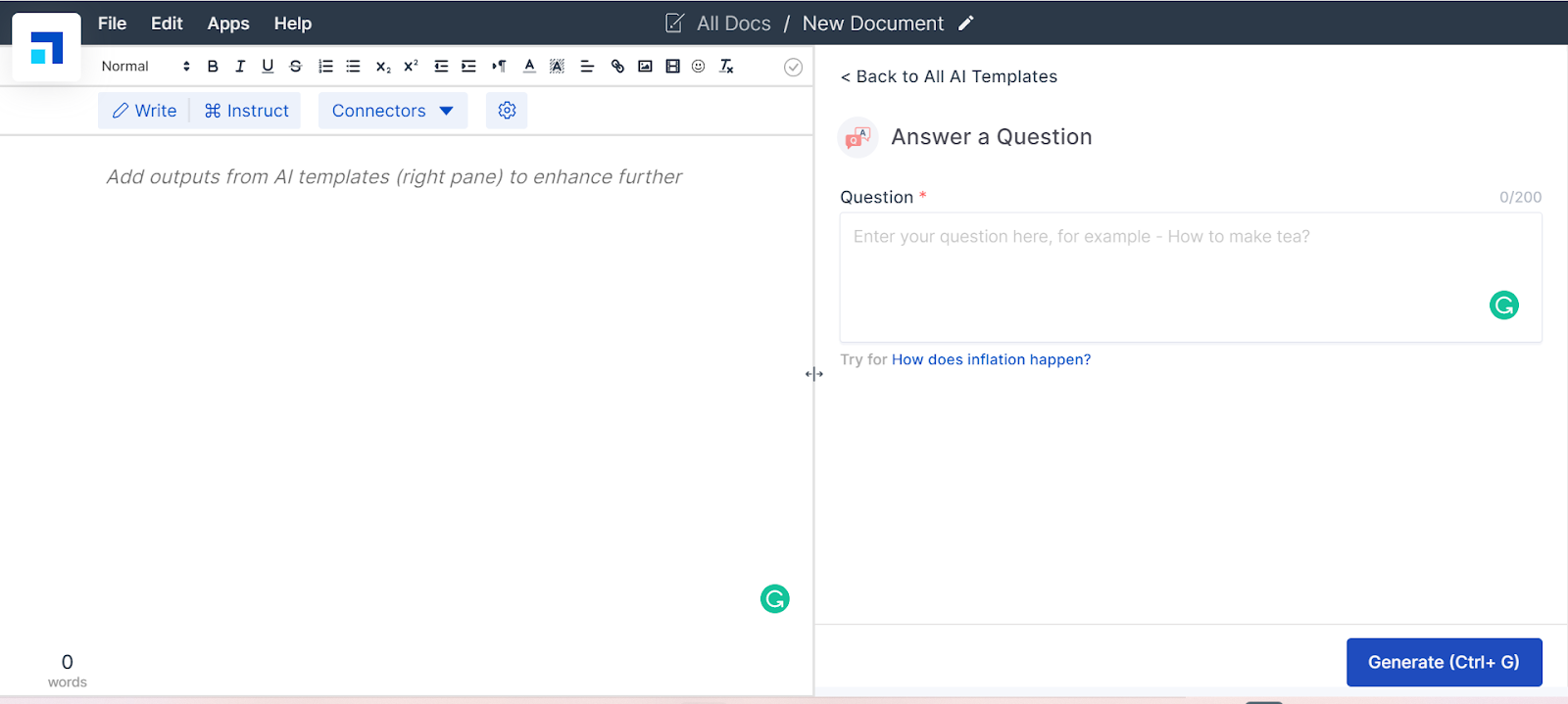 AI Powered Question Answer Generator - Scalenut