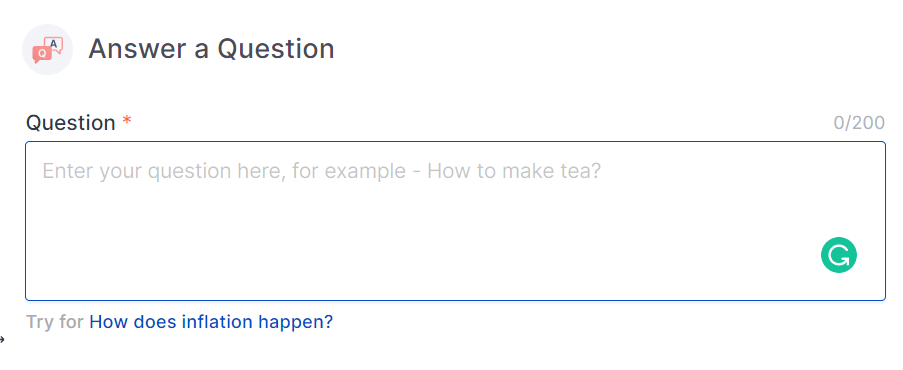 AI Powered Question Answer Generator - Scalenut
