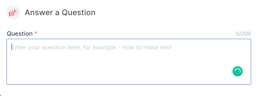 AI Powered Question Answer Generator - Scalenut