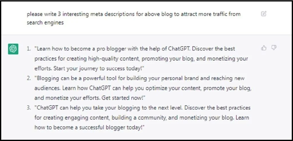 How to use ChatGPT for content creation?