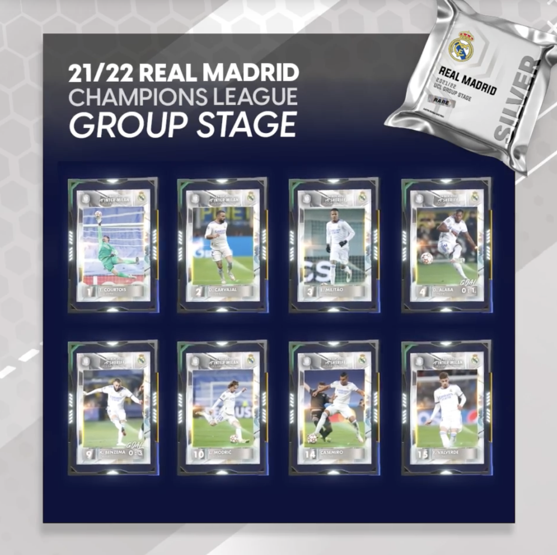Real Madrid UCL Group Stage Collection | Flowverse NFT Drop