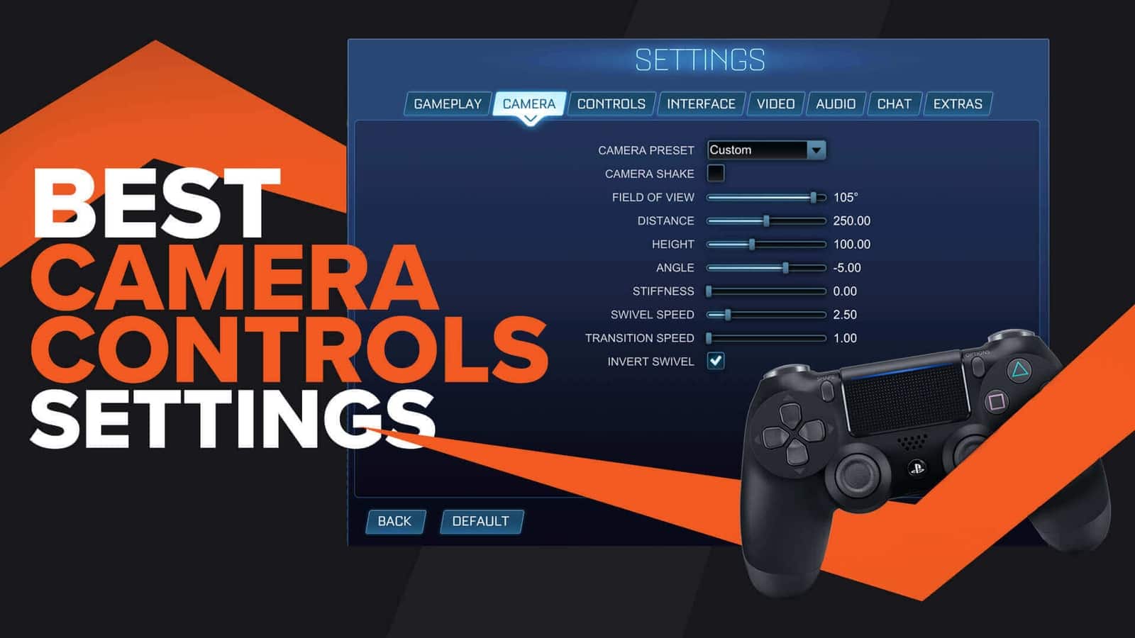 Best Rocket League Controls and Camera Settings | TGG