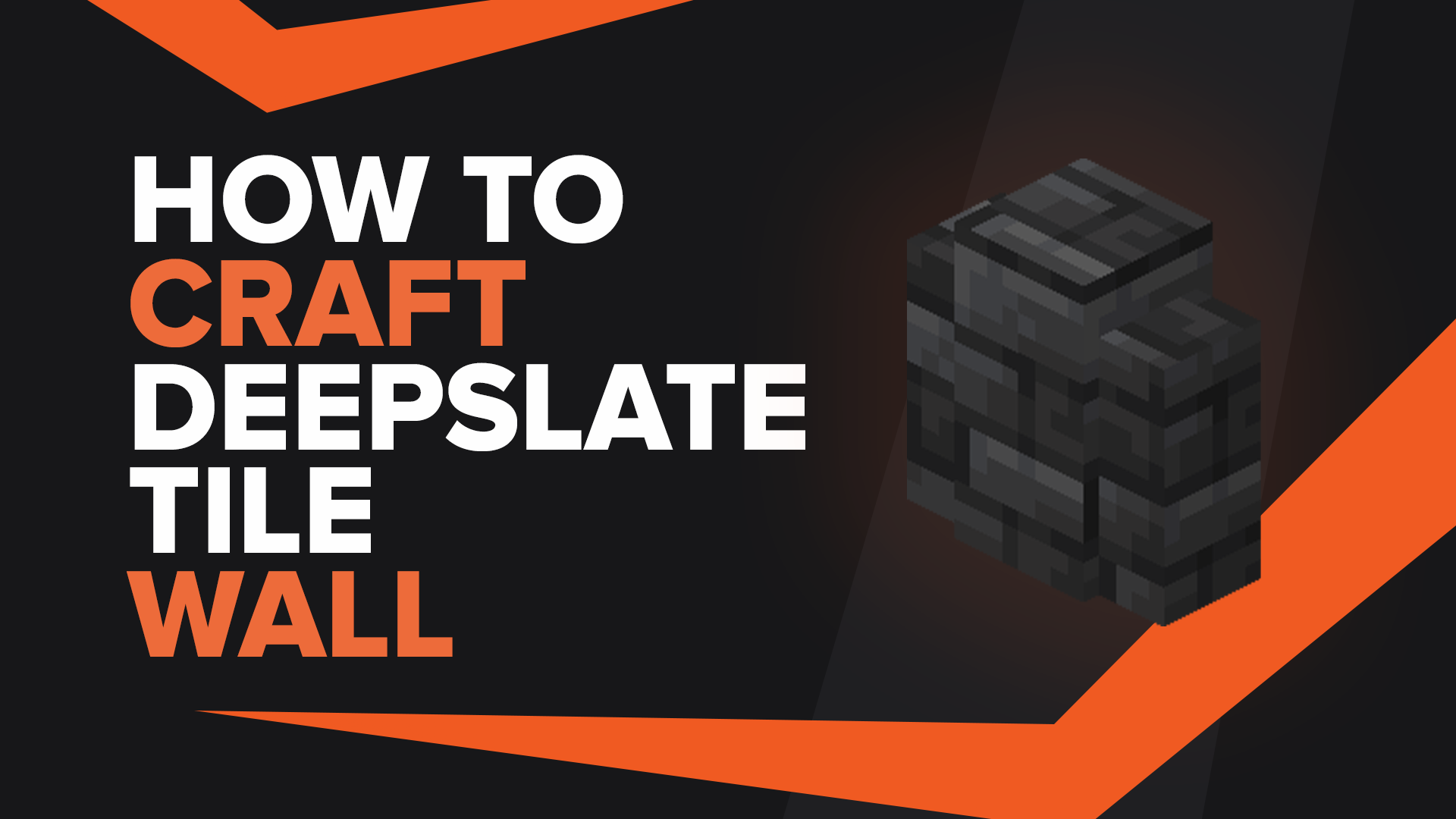 How To Make Deepslate Tiles In Minecraft | TGG