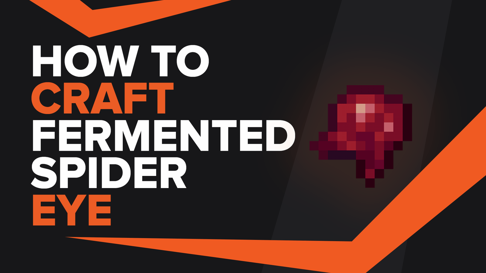 How To Make Fermented Spider Eye In Minecraft | TGG