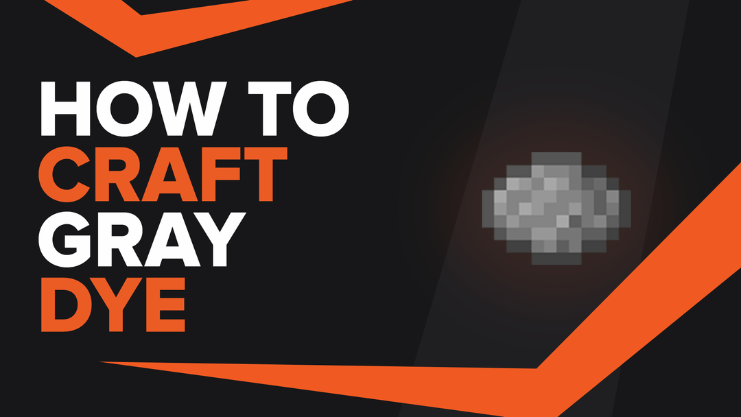 How To Make Gray Dye In Minecraft | TGG