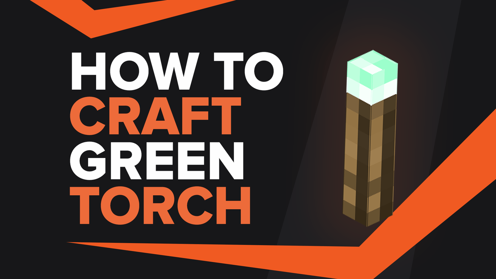 How To Make Green Torch In Minecraft | TGG