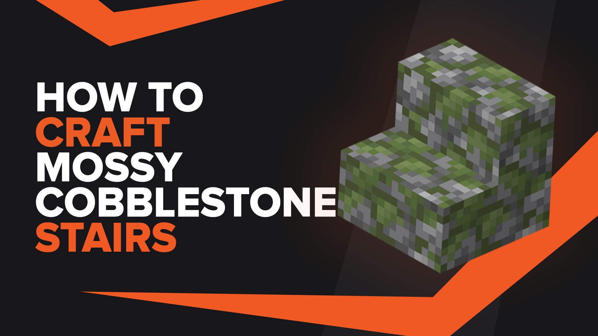 How To Make Mossy Cobblestone Wall In Minecraft | TGG