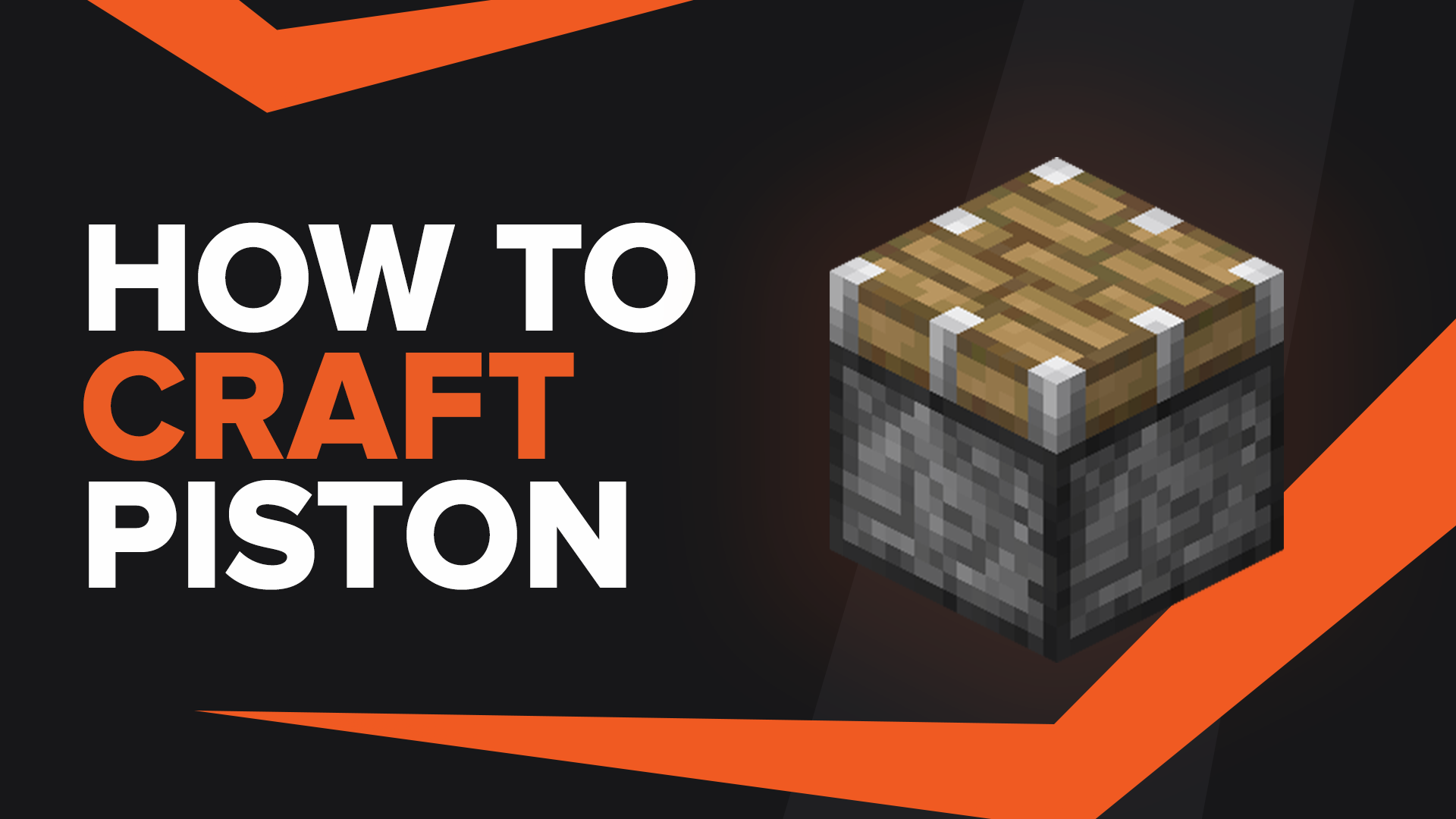 How To Make Piston In Minecraft | TGG