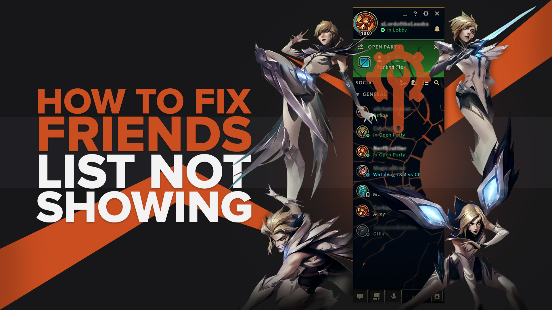 How to fix the friends list not showing in League of Legends | TGG
