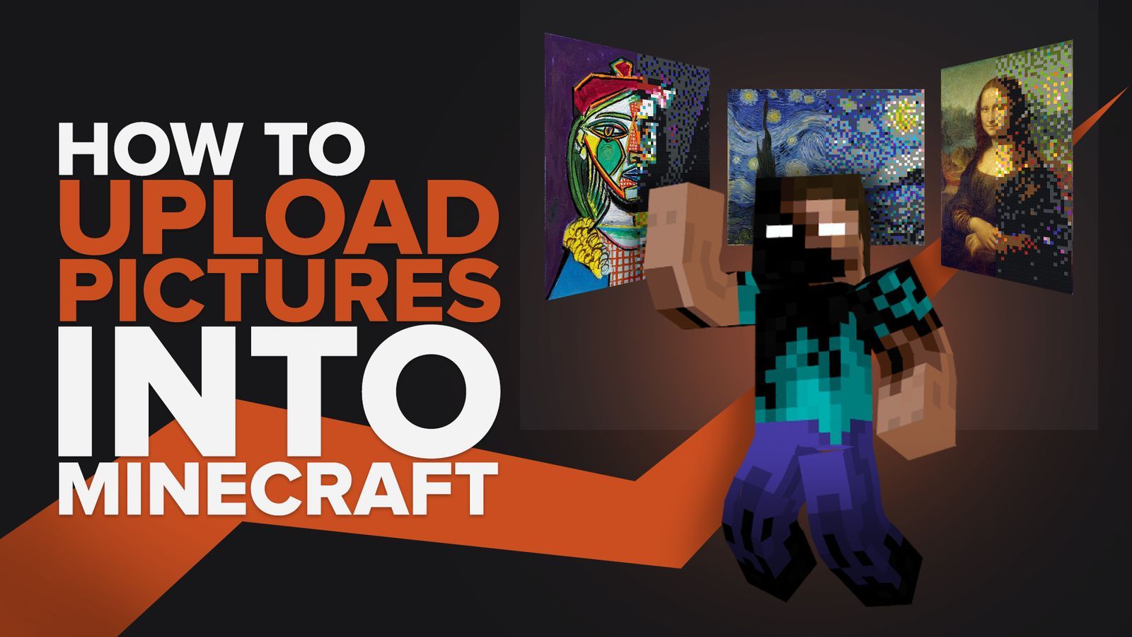 How To Upload a Picture into Minecraft | TGG