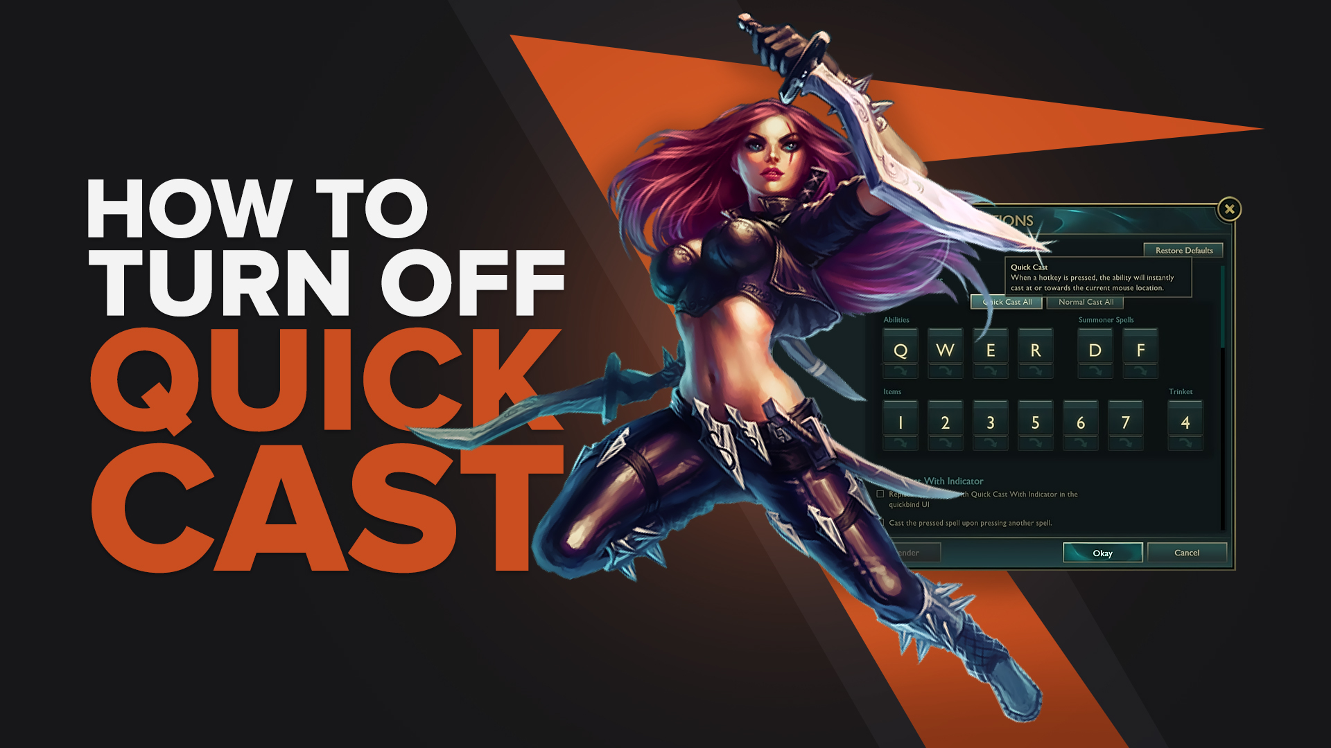 How to turn Off Quick Cast in League of Legends | TGG