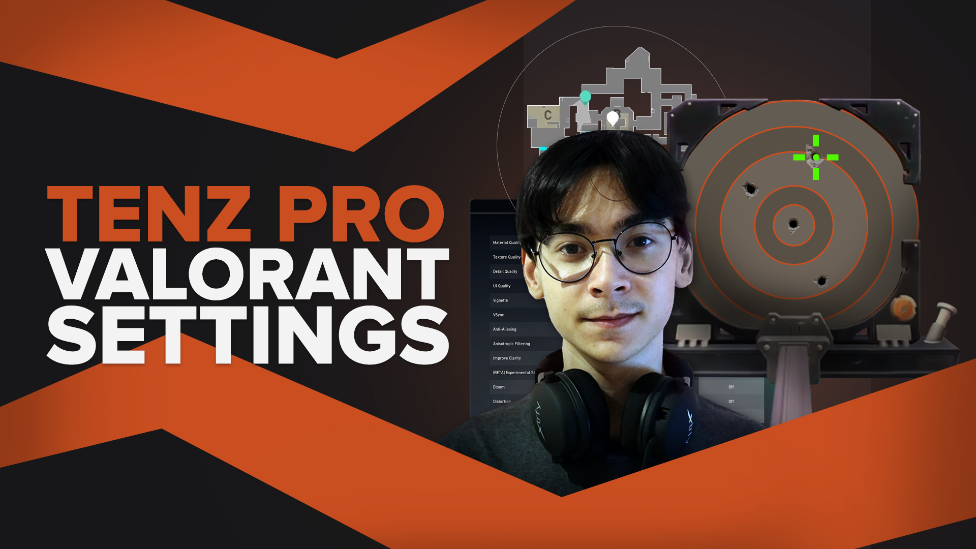 Tenz Valorant Pro Settings│Mouse │Crosshair │Map │Key Bindings │Video ...