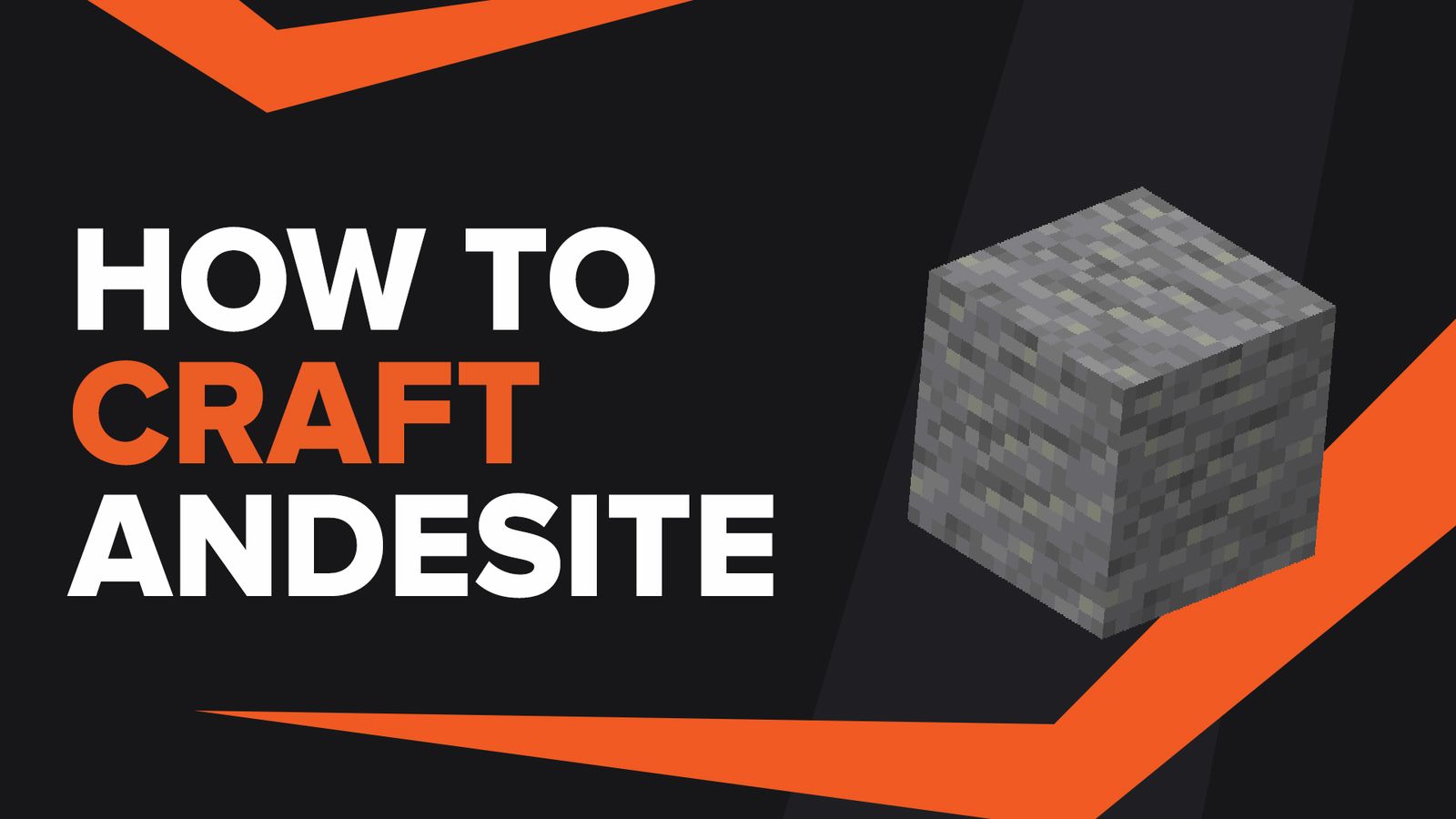 How To Make Andesite In Minecraft | TGG