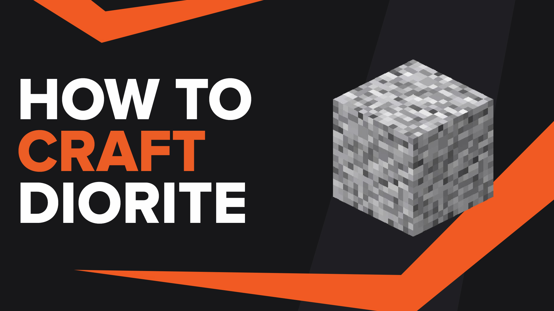 How To Make Diorite In Minecraft | TGG