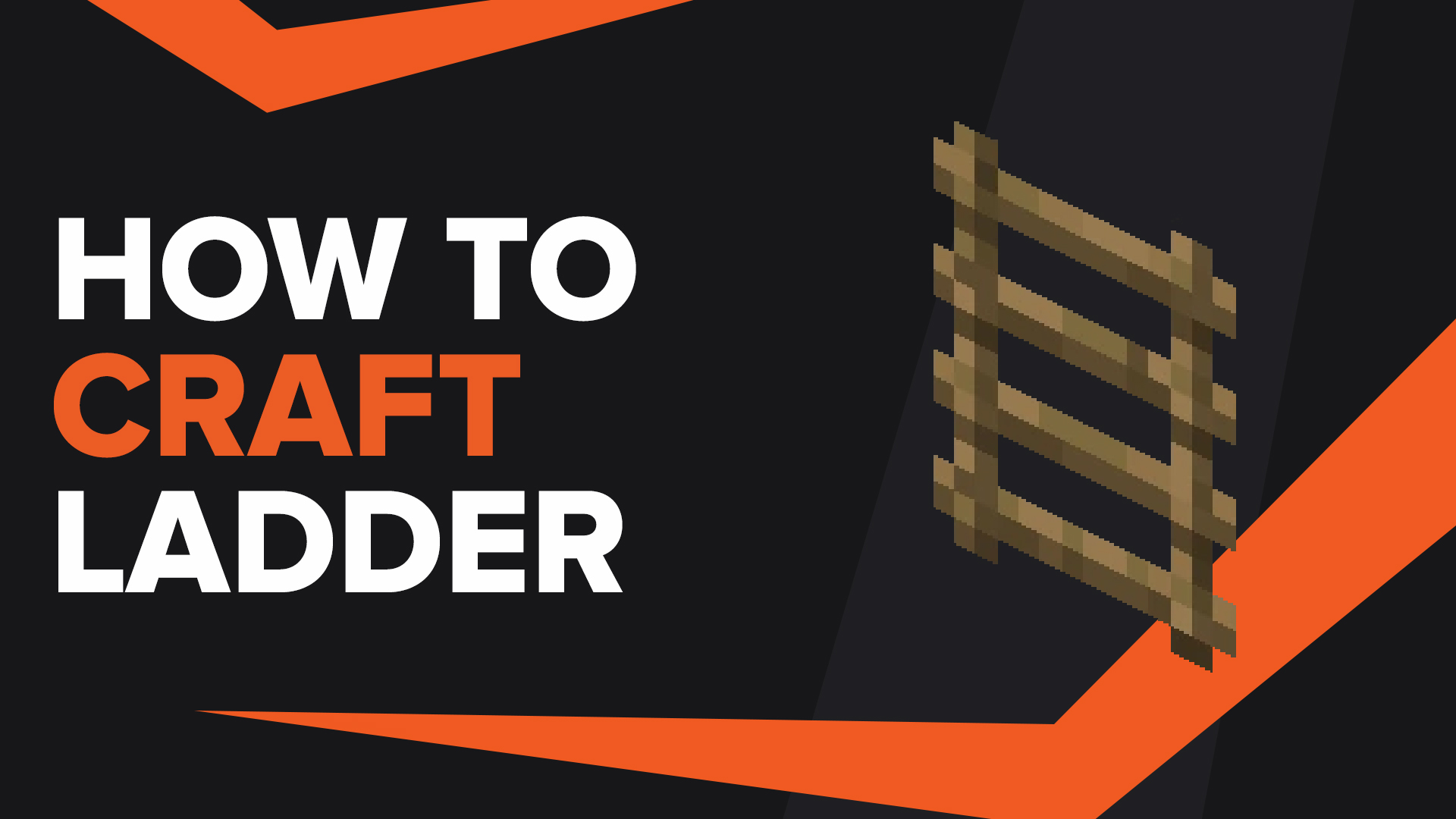 How To Make Ladder In Minecraft | TGG
