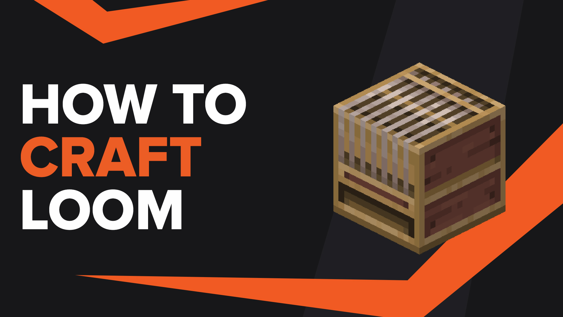 How To Make Loom In Minecraft | TGG