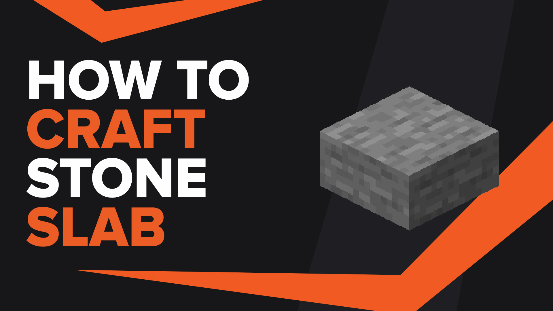 How To Make Smooth Stone Slab In Minecraft | TGG