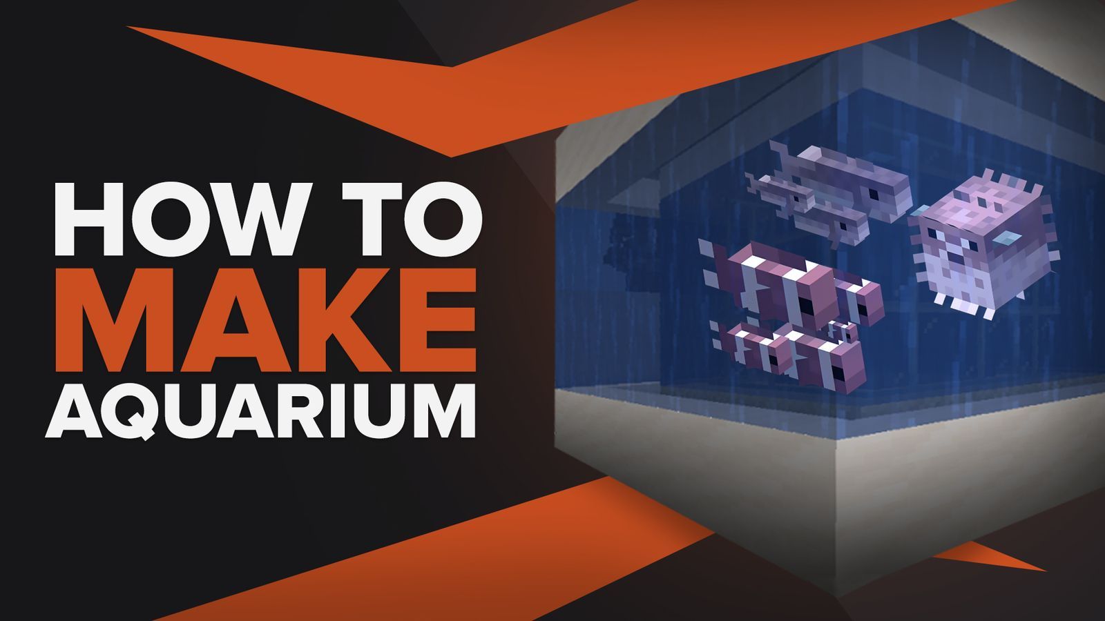 How To Make An Aquarium In Minecraft | TGG