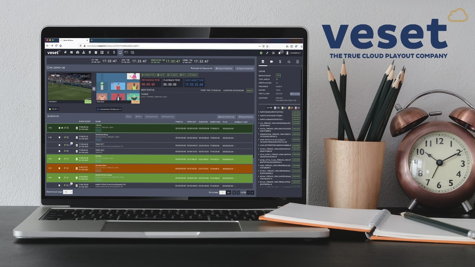 The true cloud linear channel management platform | Veset