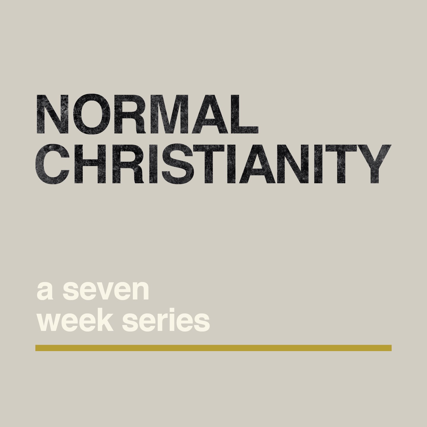 Sermon Series | Normal Christianity