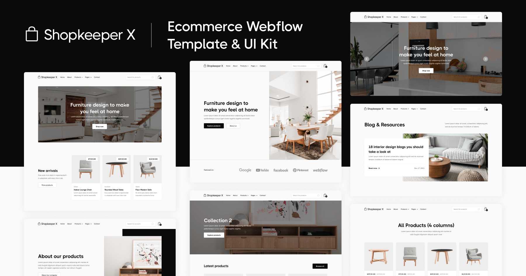 Order Confirmation - Shopkeeper X - Webflow Ecommerce website template