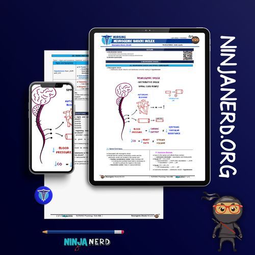 Neurogenic Shock - Illustrations - NinjaNerd Medicine