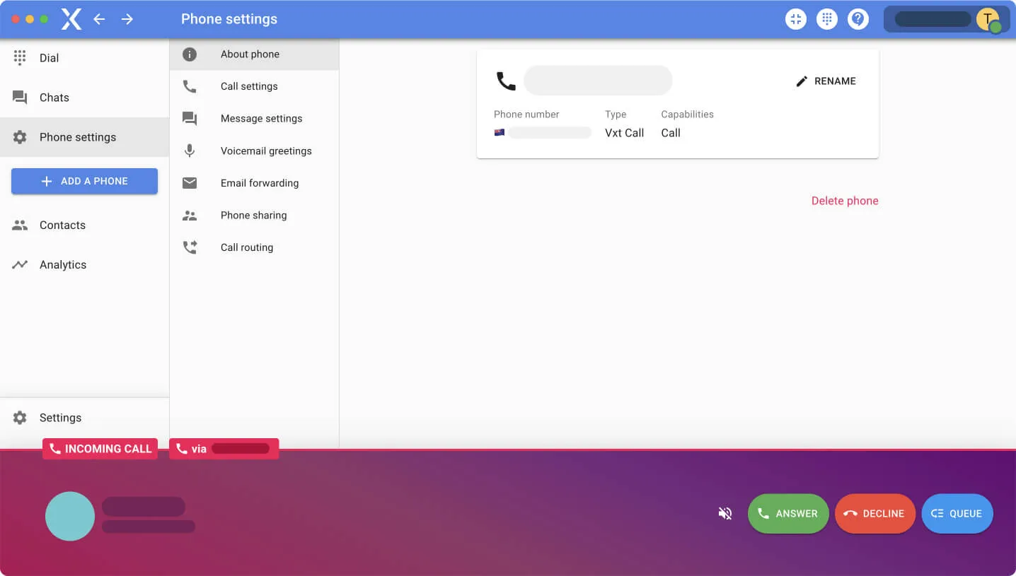 VXT Call | The Phone System for Professionals