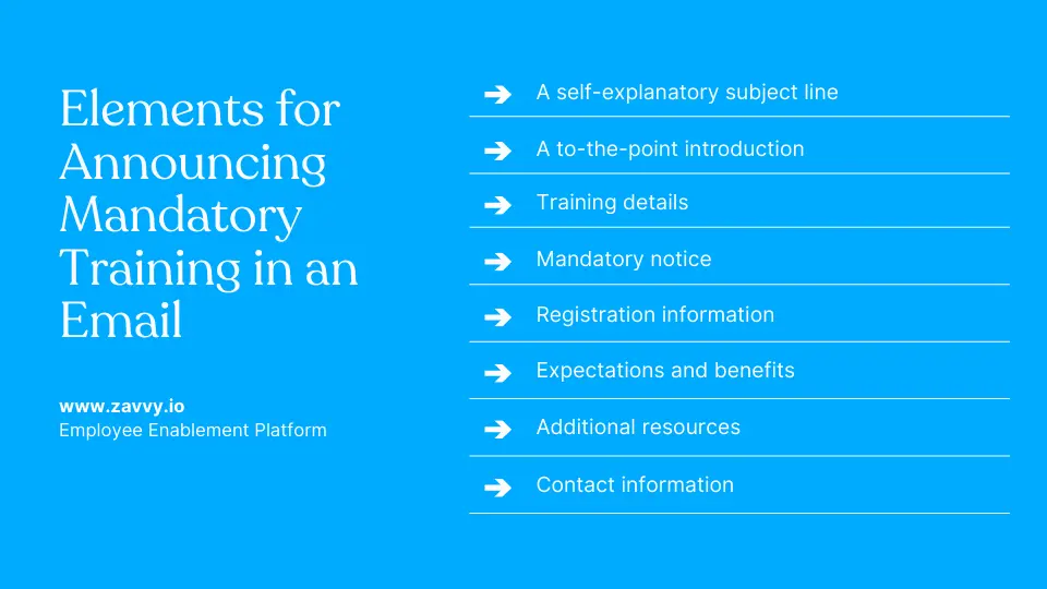 How to Write a Powerful Mandatory Training Announcement Email (+5 ...