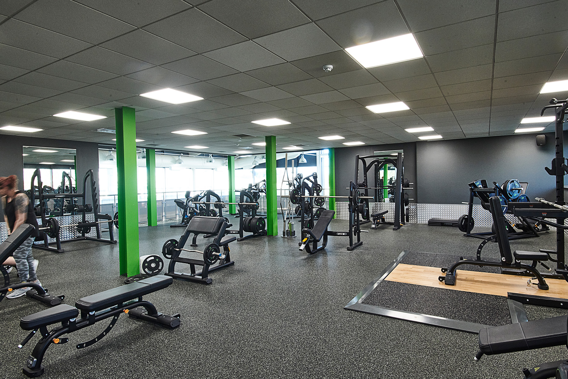 Gym ECORE RALLY 14.5mm RUBBER ROLL - Gym Flooring