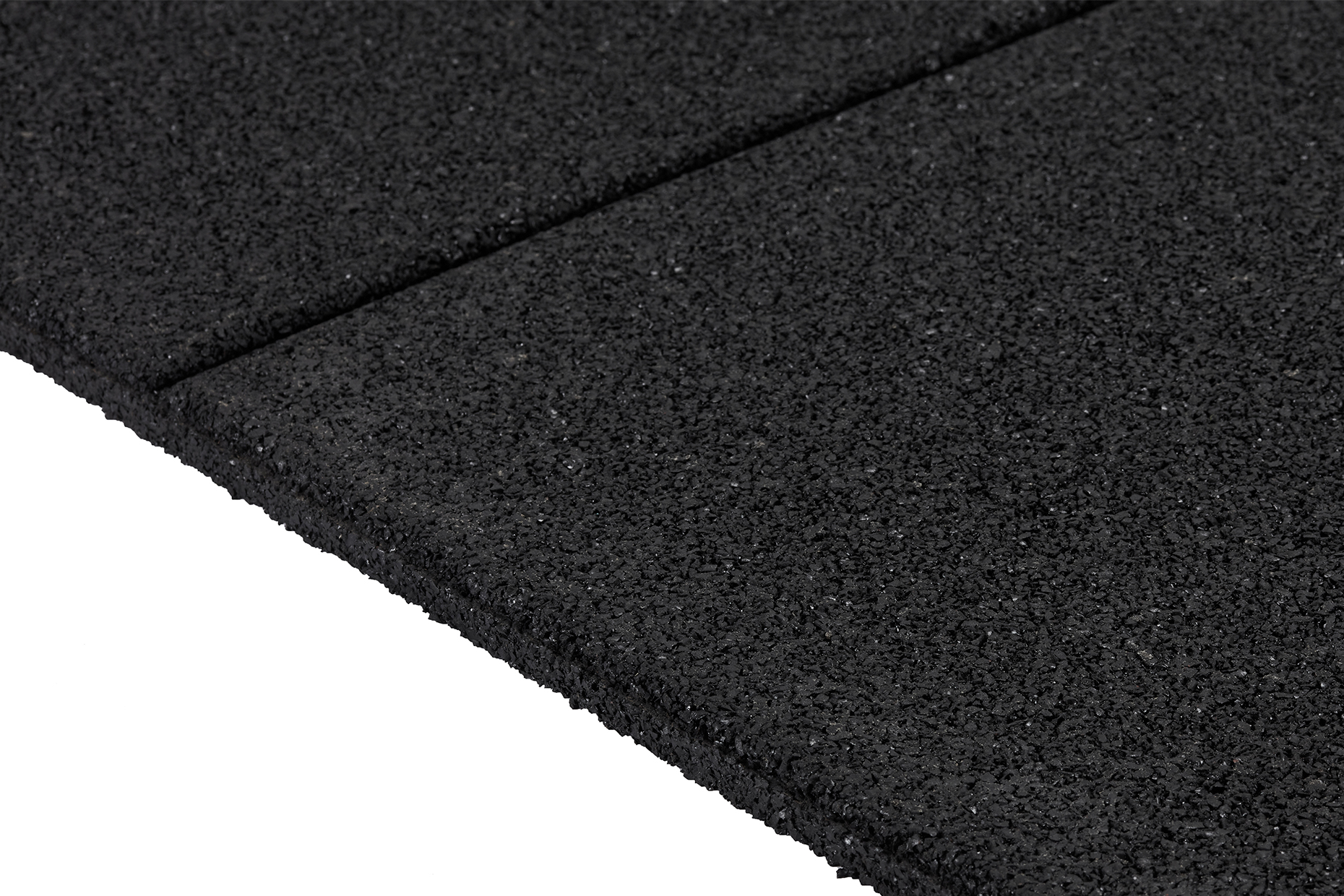 Gym 15mm SBR RUBBER TILE BLACK - Gym Flooring