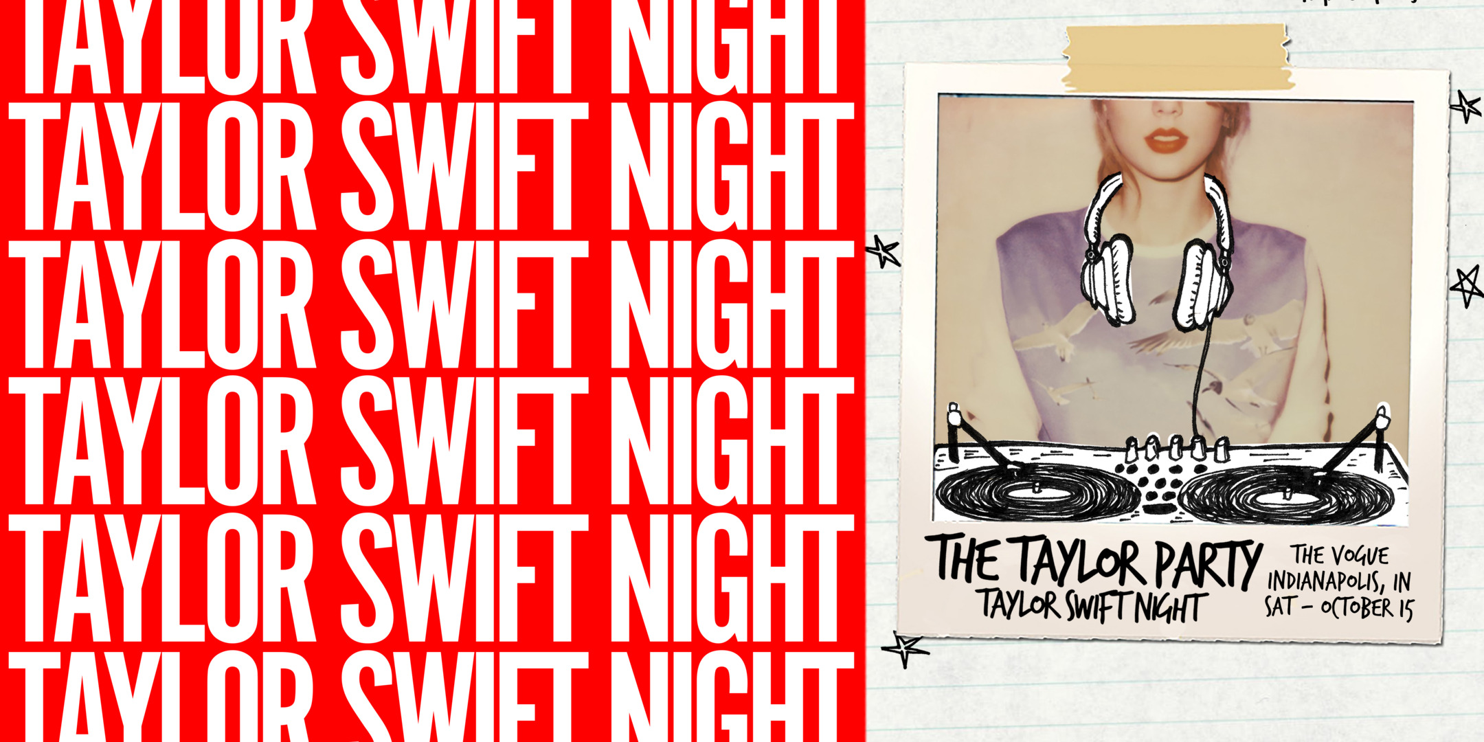 The Taylor Party: Taylor Swift Night - Oct 15, 2022 at The Vogue ...