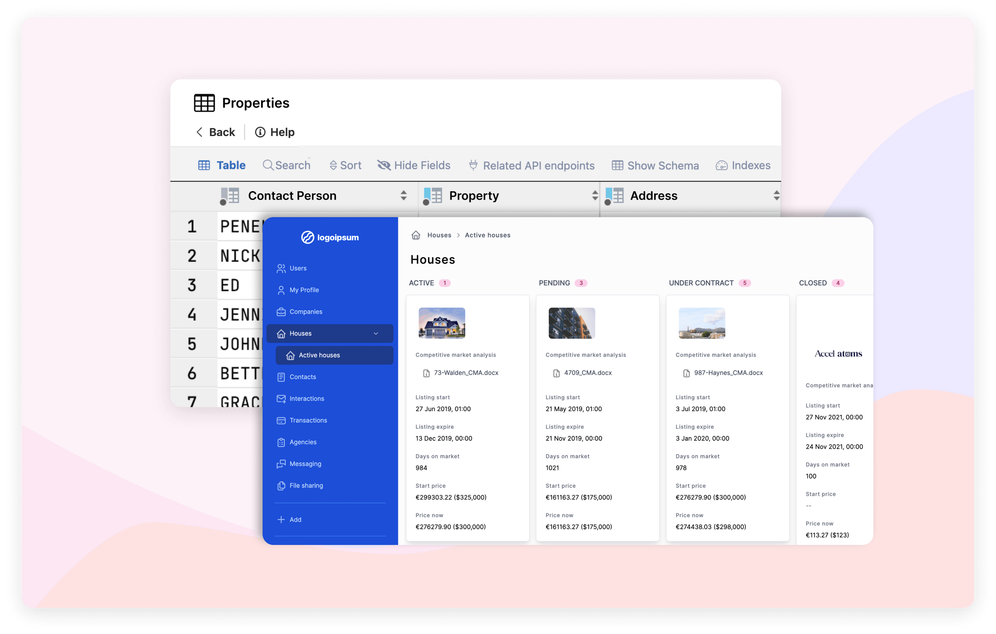 Instantly build internal tools from your data in Xano