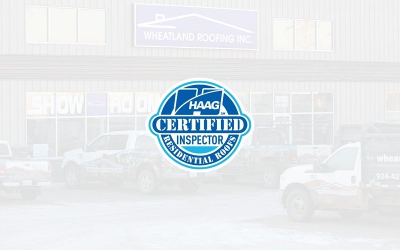 Hagg certified inspectors | Wheatland Roofing