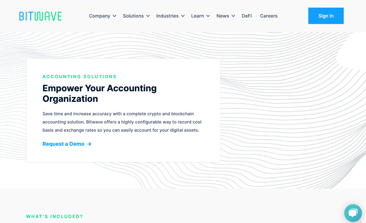 Crypto and Blockchain Accounting Software for Enterprises | Bitwave