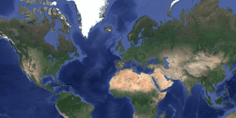 Cartoon Map of the World