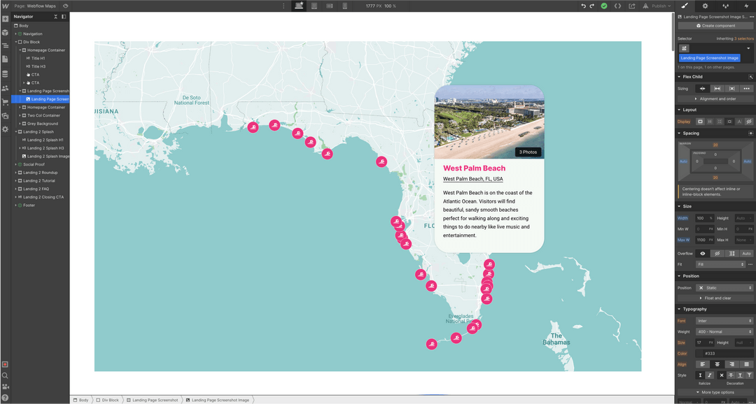 Webflow Maps — Create a Custom Google Map