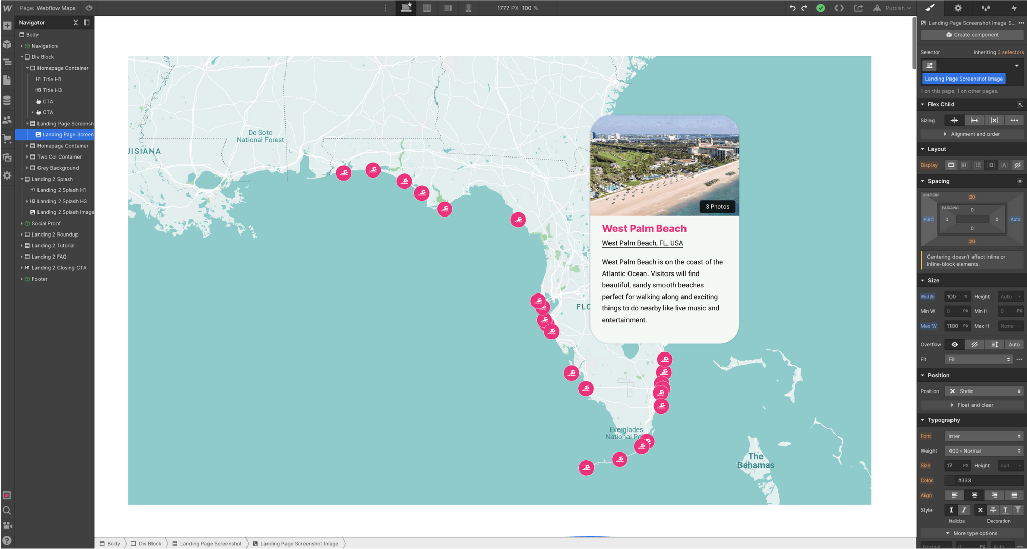 Webflow Maps — Create a Custom Google Map