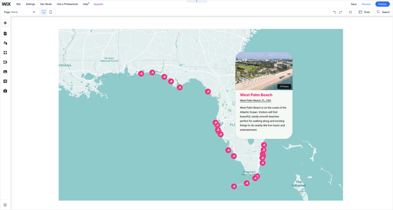Wix Maps — Create a Custom Google Map