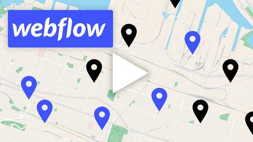 Webflow Maps — Create a Custom Google Map