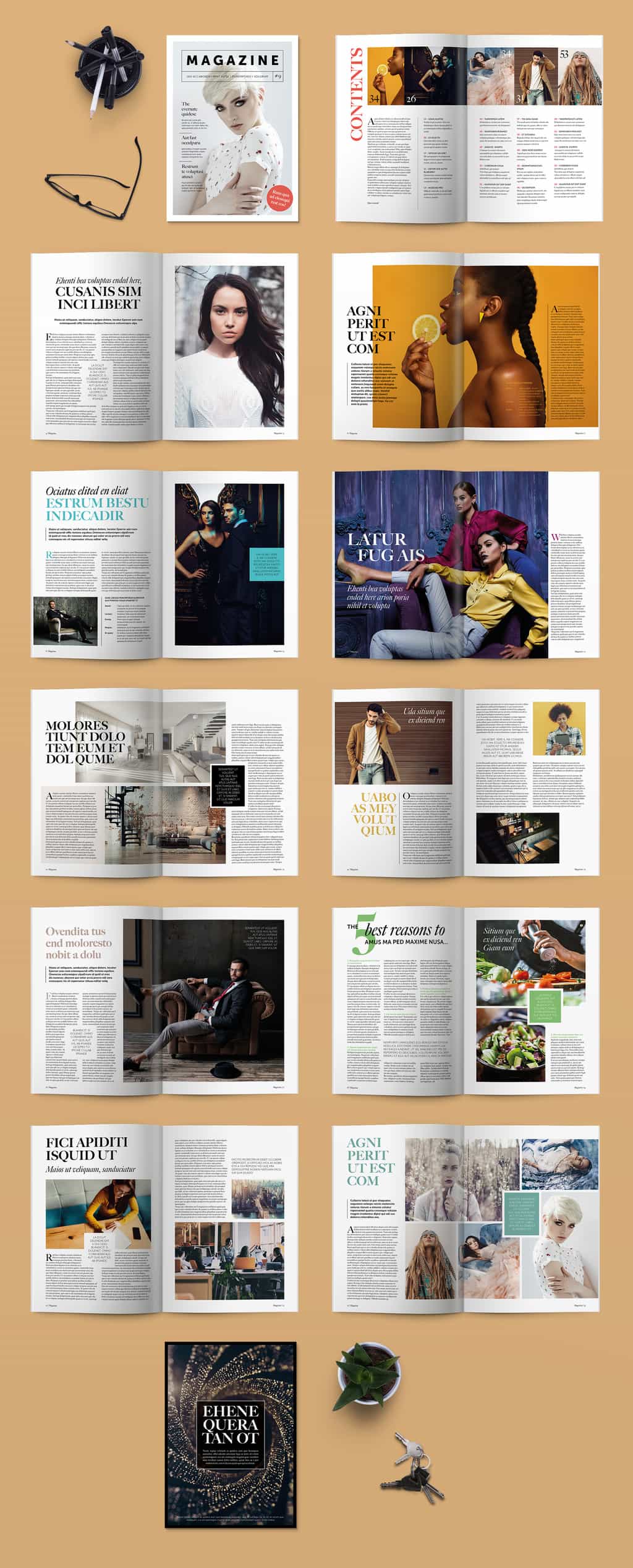 80 Cool Zines And InDesign Magazine Templates 2023 Redokun Blog