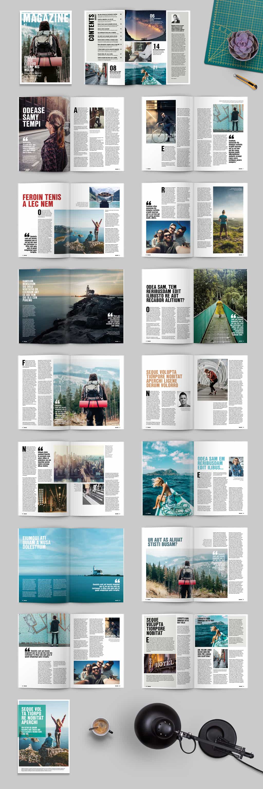 80 Cool Zines And InDesign Magazine Templates 2023 Redokun Blog
