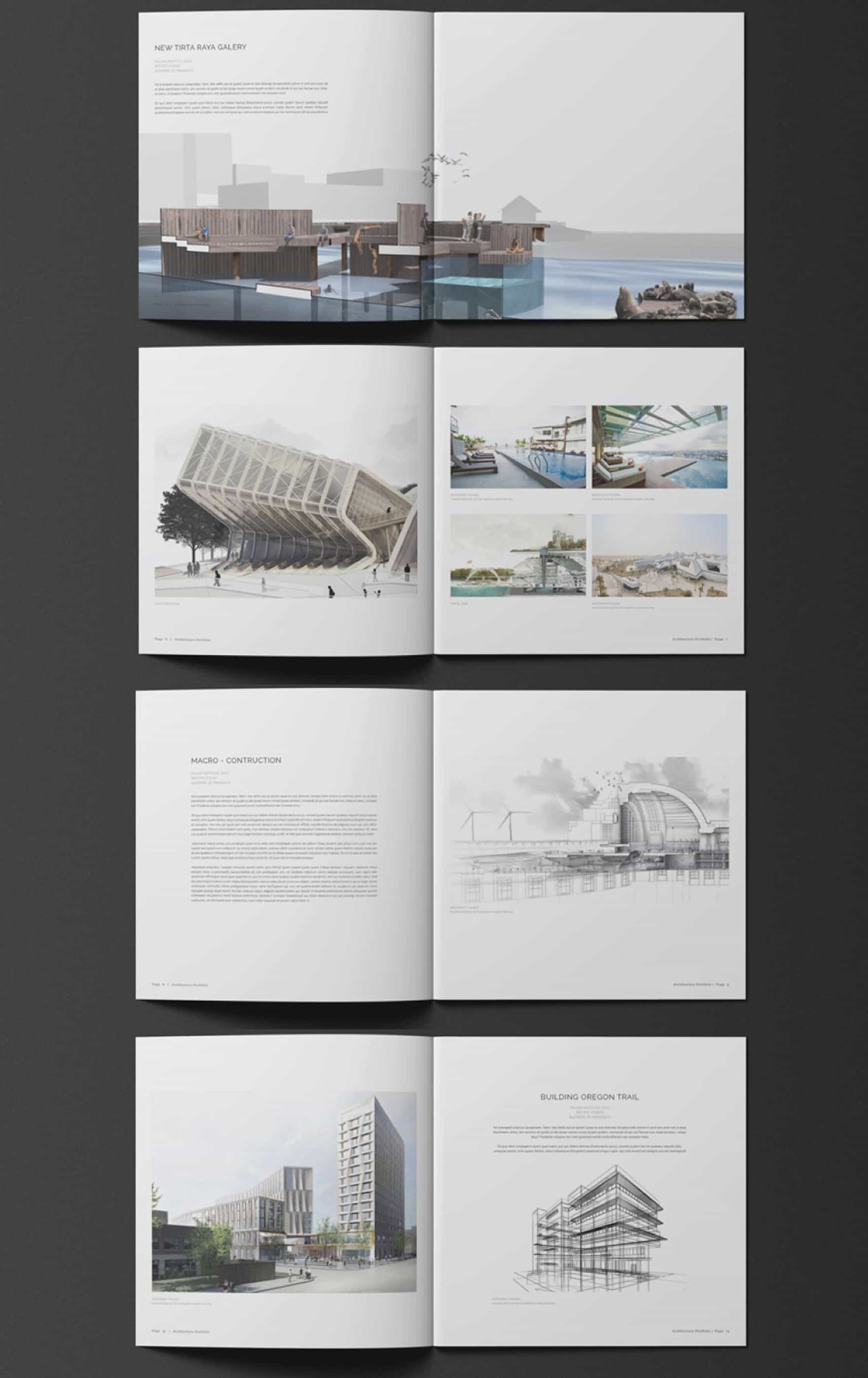 Architecture Portfolio Indesign Template