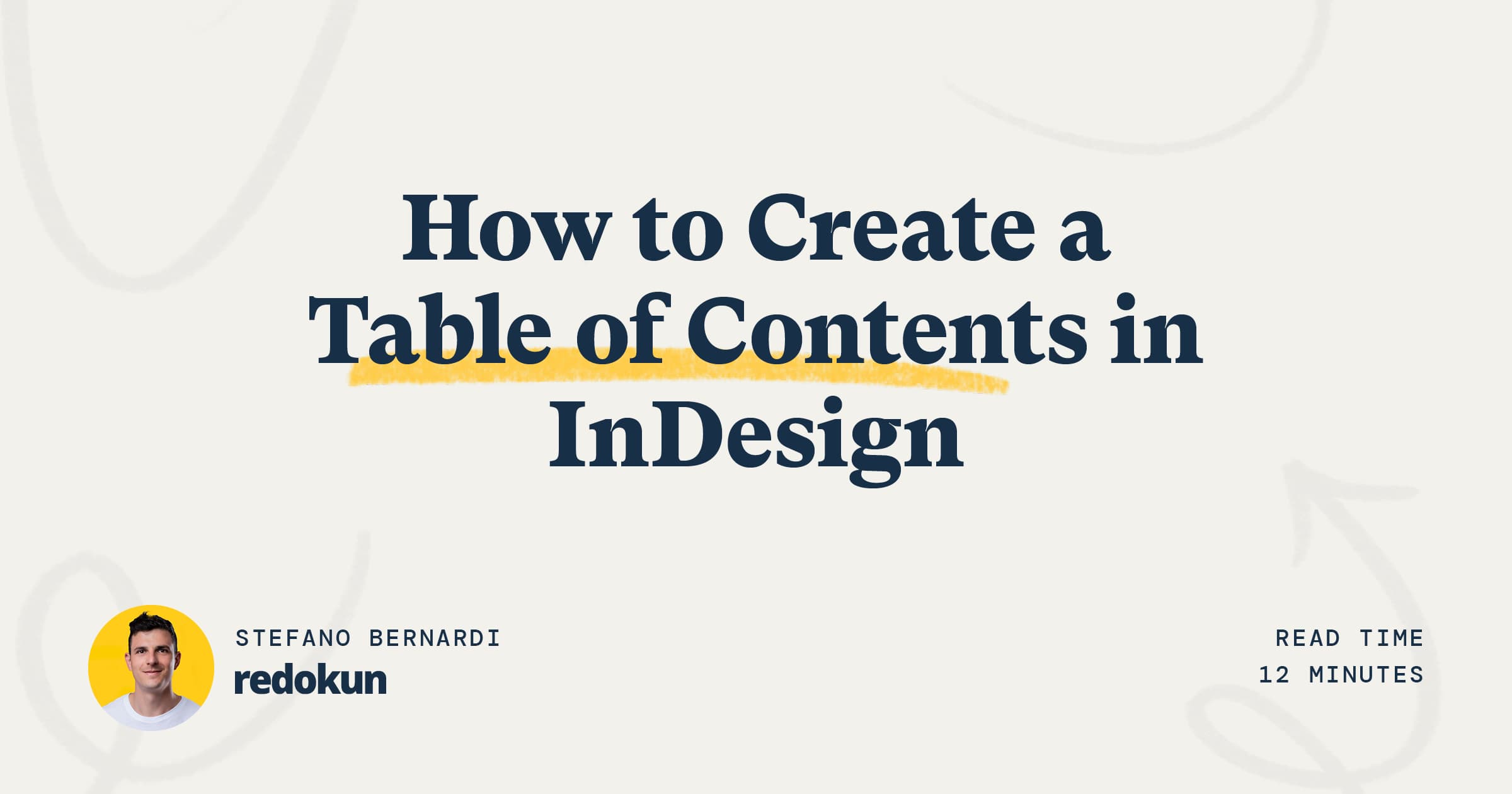 How To Create A Table Of Contents In InDesign Redokun Blog How To Create A Table Of Contents In InDesign Redokun Blog