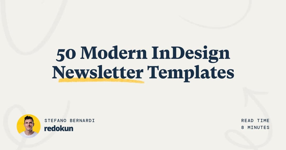 50 Modern InDesign Newsletter Templates | Redokun Blog